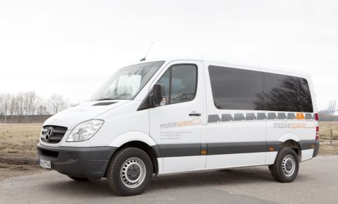 Tourbusse, Vans, Neunsitzer & Bandbusse | mobilespace Fahrzeugvermietung